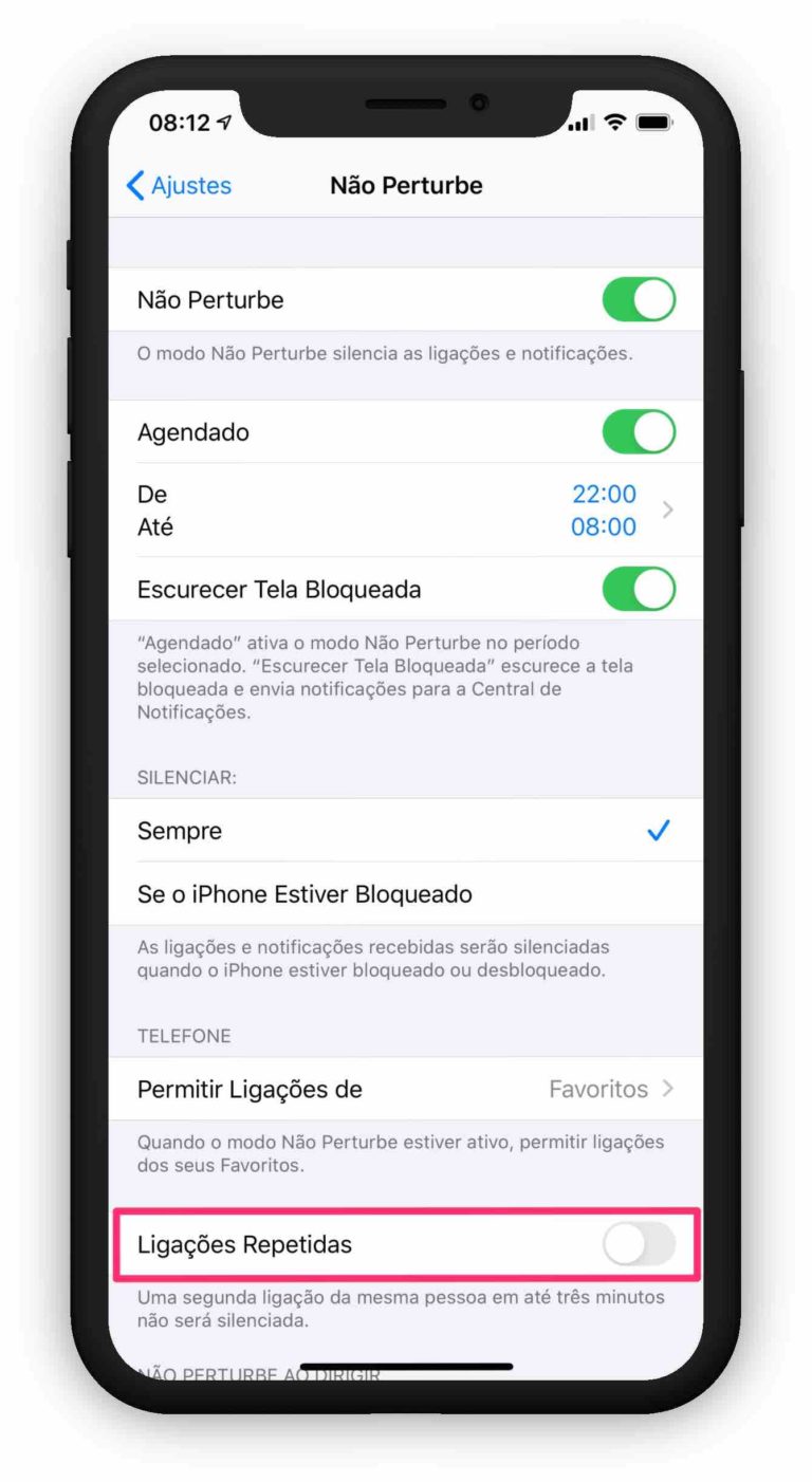 Como configurar e ativar o Não Perturbe no iPhone - EntendendoiPhone ...